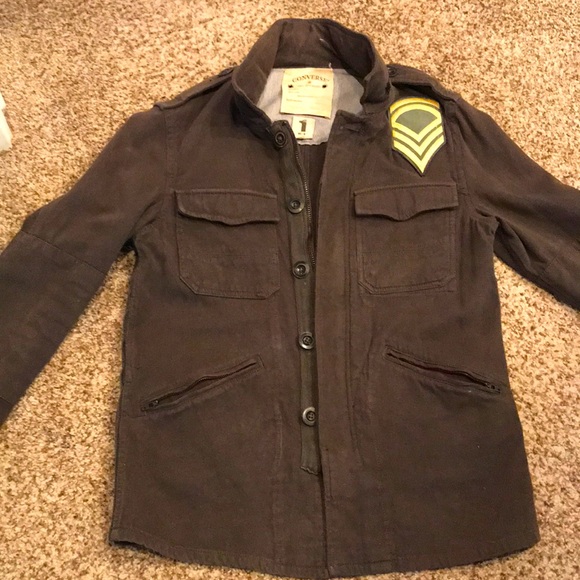 Converse | Jackets & Coats | Converse Army Green Jacket | Poshmark